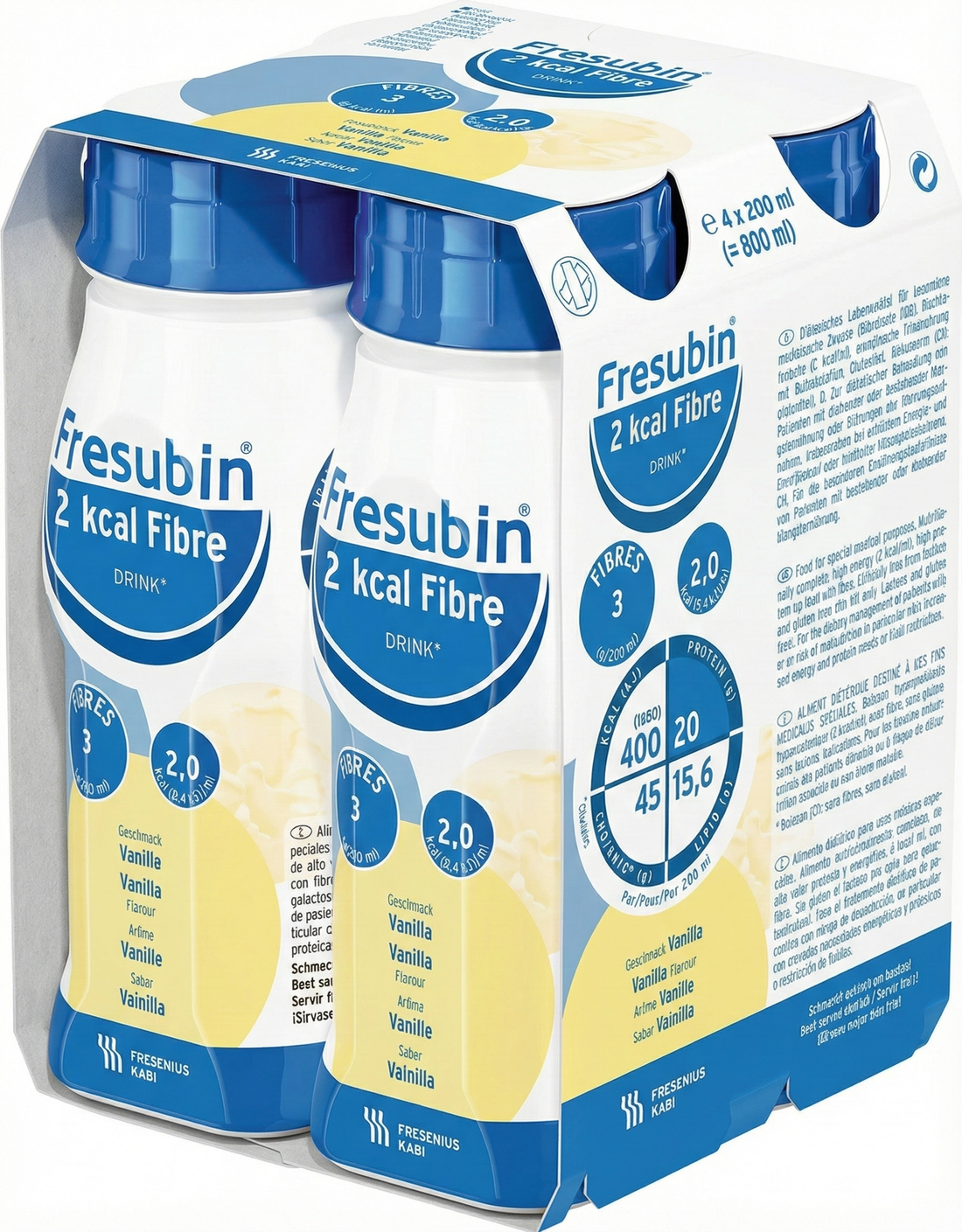 Fresubin 2KCal Drink Vanilla ( 4 x 200ml) – Nutri-sip
